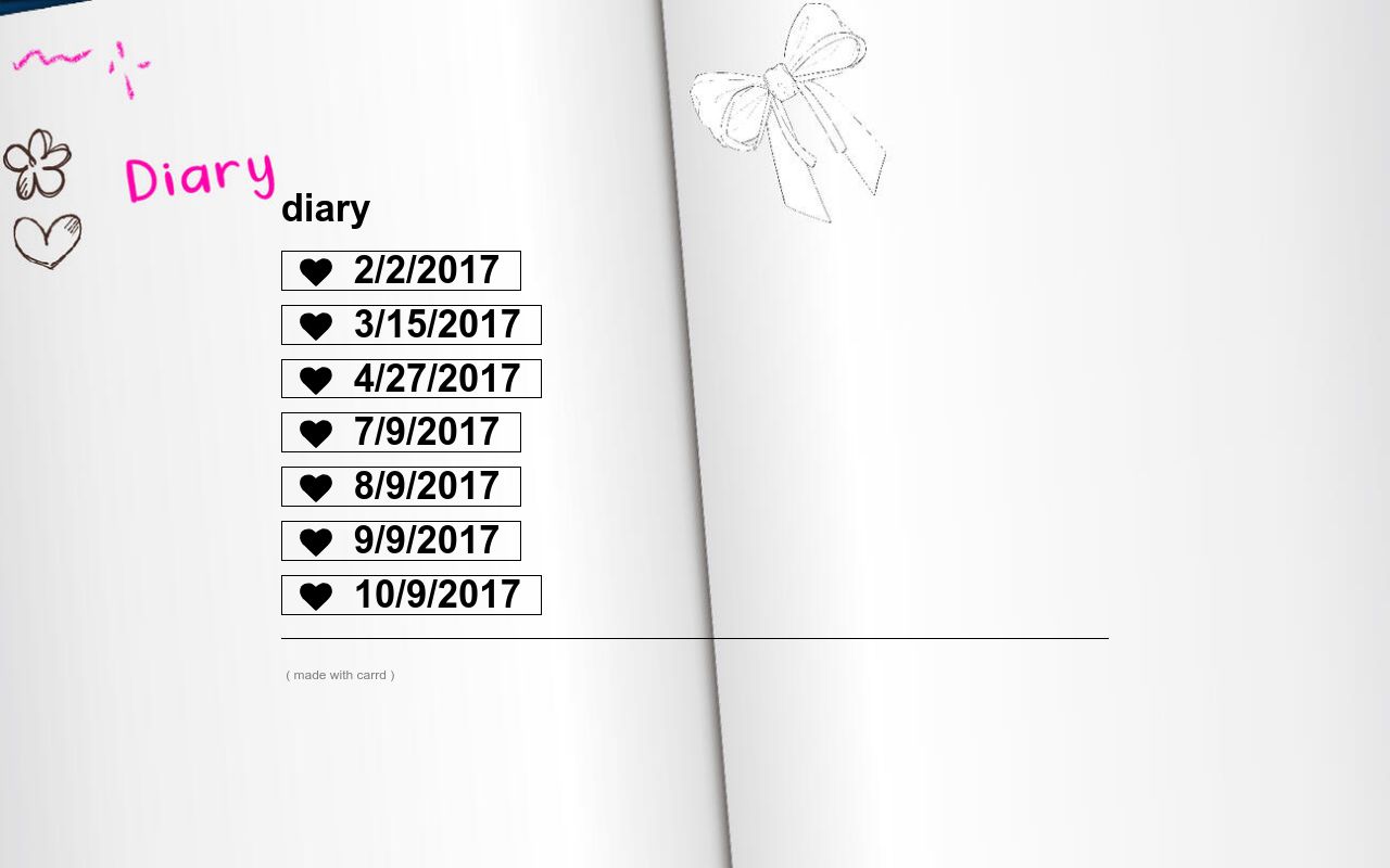 diary